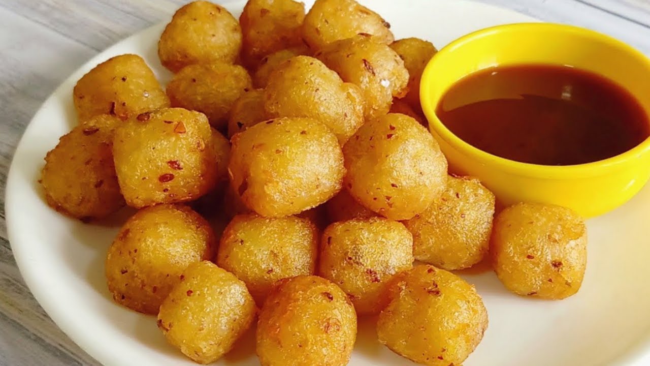 Evening snack recipe garlic potato crispy. New breakfast recipe. nasta ...