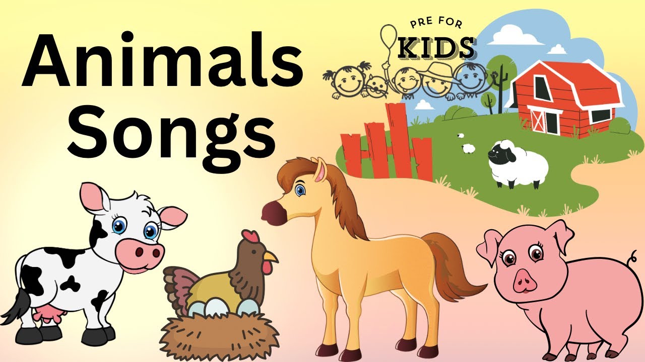 Animal Sounds for Toddlers and Babies - Talking Time on the Farm Video ...