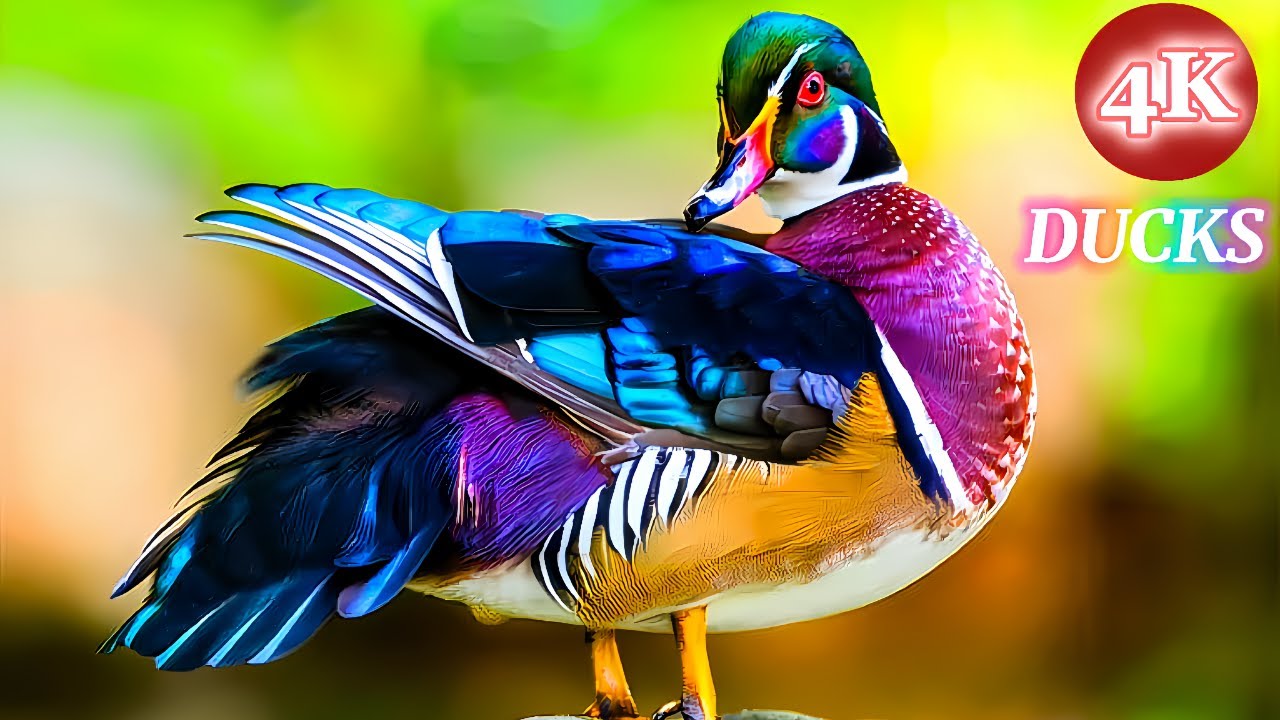 Beautiful DUCKS ! DUCK swimming & Walking vedio ! Ducks Life ! NATURE ...