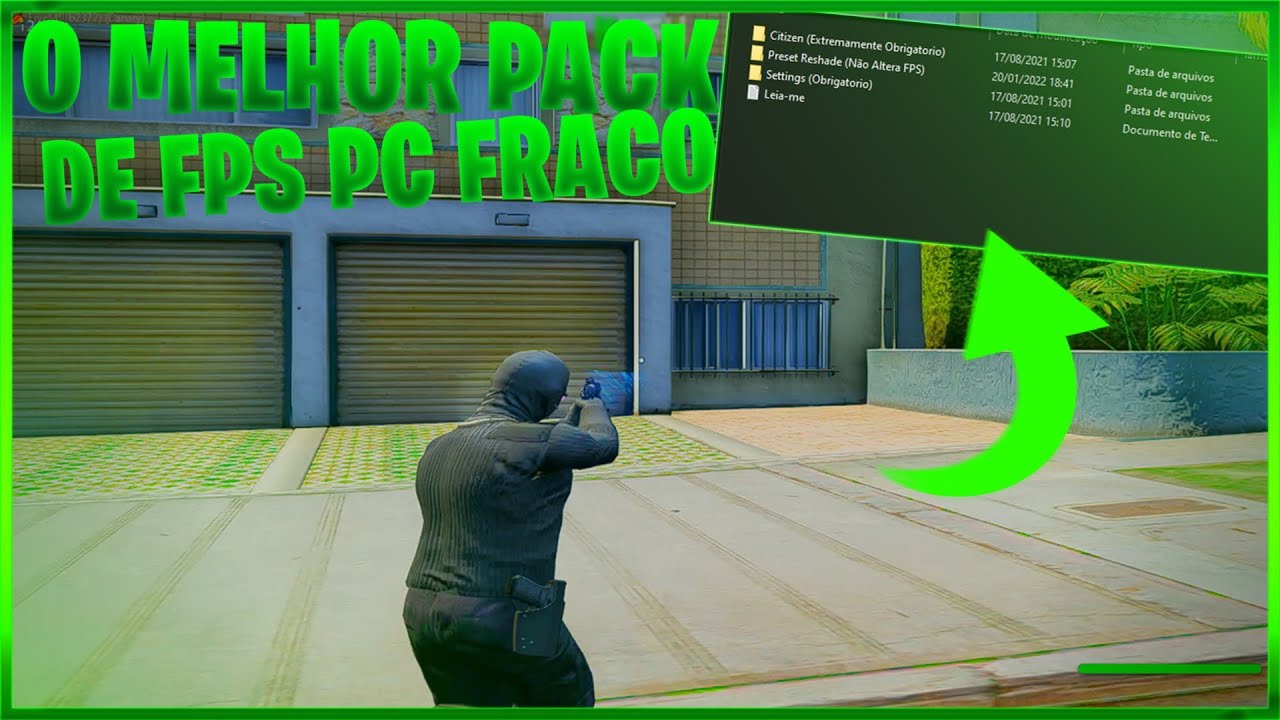 MONTEI UM NOVO MELHOR PACK DE FPS PARA [GTA V RP/FIVEM] PC FRACO (COM ...