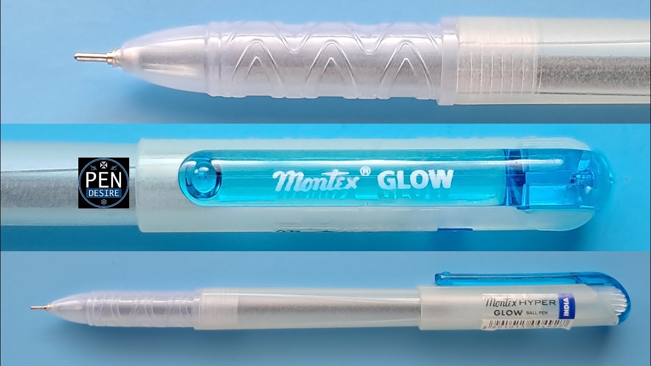 Montex Hyper GLOW Ball Pen Rs 10 - 2025 Trending Glowing pens - Glows ...