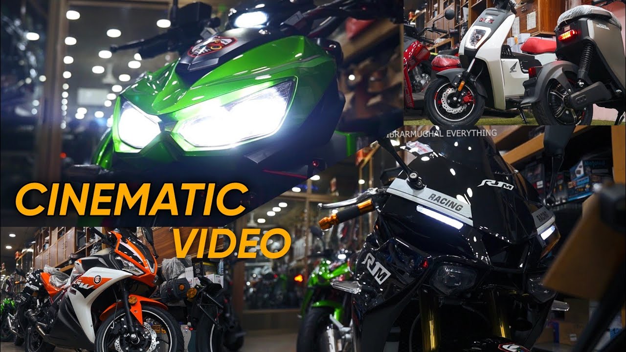 Cinematic Video Chinese 2 Wheelers Showroom - YouTube