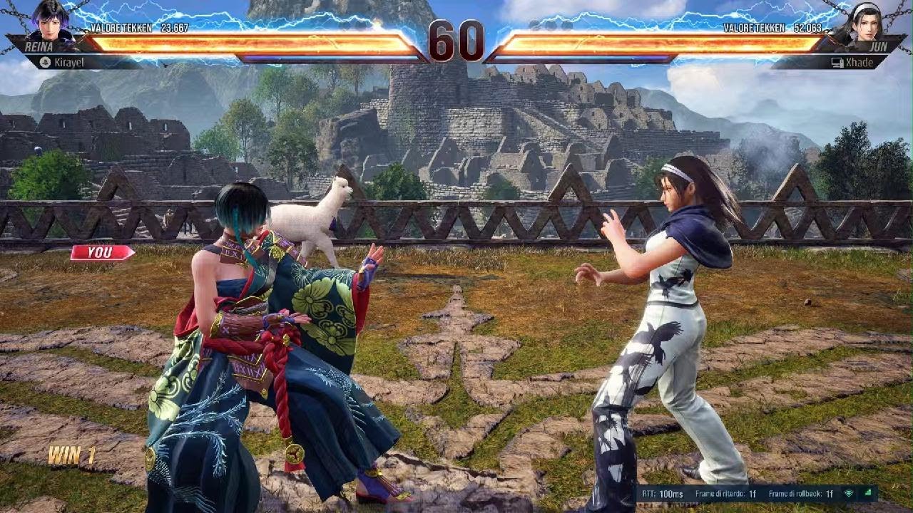 Reina vs Jun - Fight Gym on Tekken 8 - YouTube