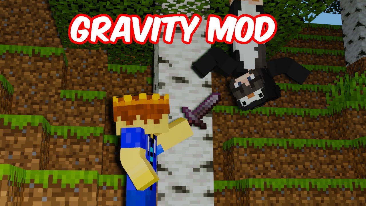 Minecraft But GRAVITY is SIDEWAYS - YouTube