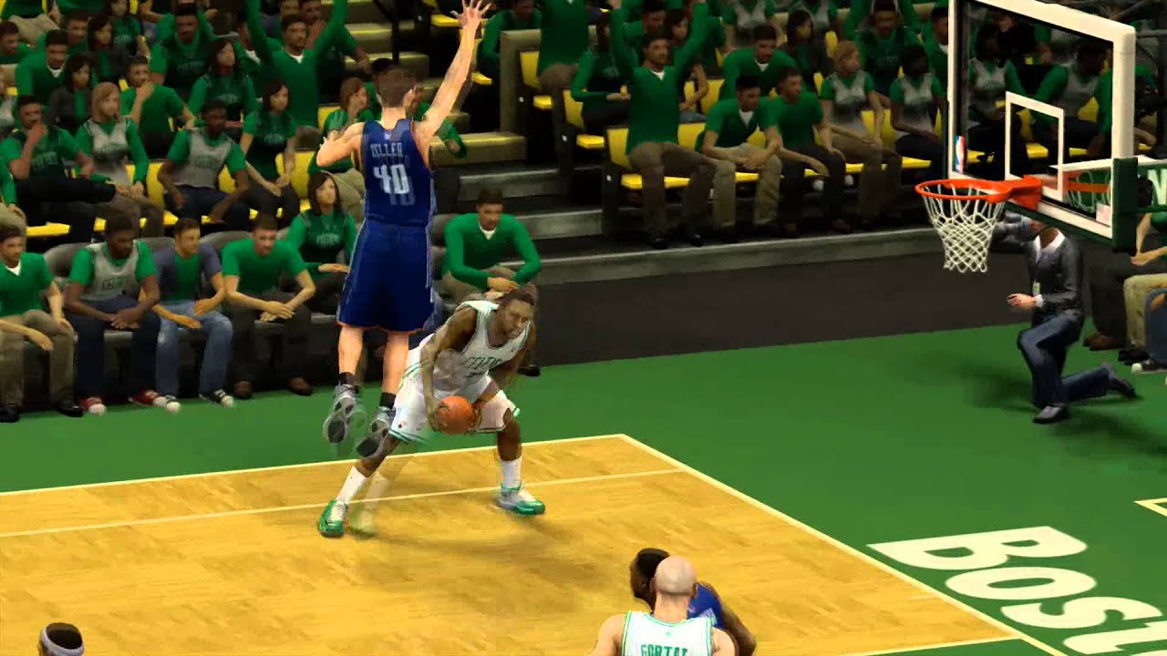NBA2K14 Jeff Green Dunks on Al Jefferson - YouTube