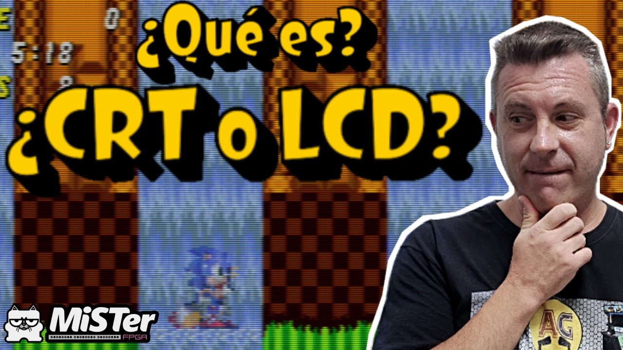 Consigue una imagen de televisor CRT en una pantalla LCD con Mister FPGA - YouTube