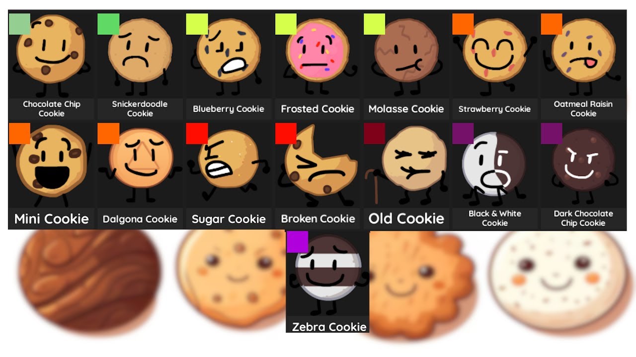 HOW to get ALL 15 COOKIES! Old, Zebra, Sugar, Dalgona...- Roblox - Find ...