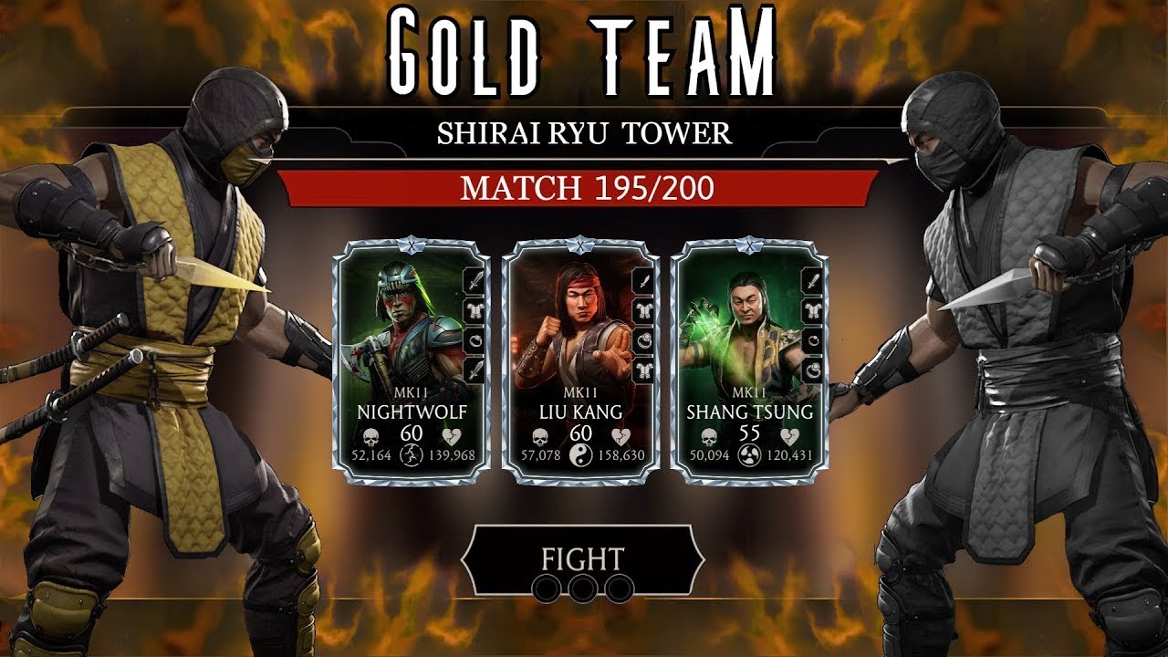 Shirai Ryu Tower (Reforge) 195 Battle Gold Team Strategy (Mortal Kombat ...