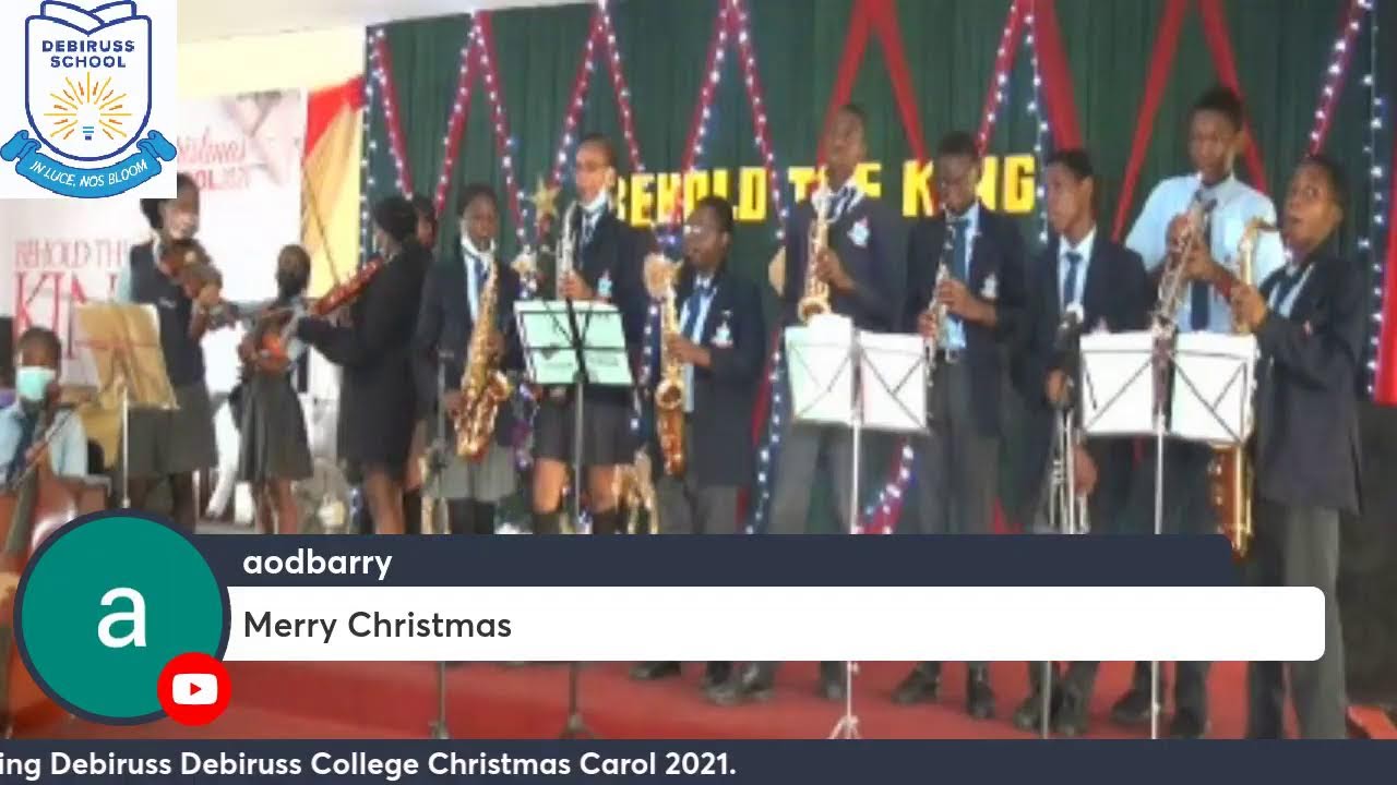 Debiruss College Christmas Carol 2021 - YouTube