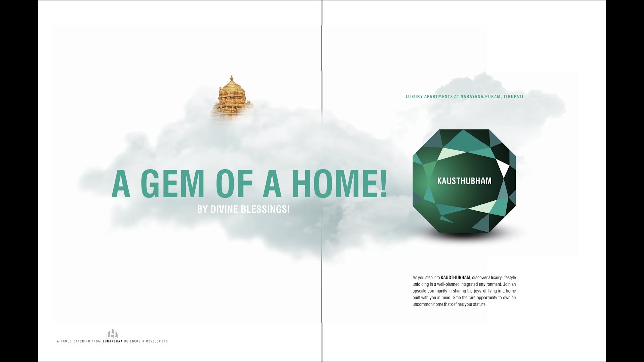 KAUSTHUBHAM | A GEM OF A HOME | SURAKSHAA BUILDERS & DEVELOPERS | TIRUPATI | NARAYANA PURAM ...