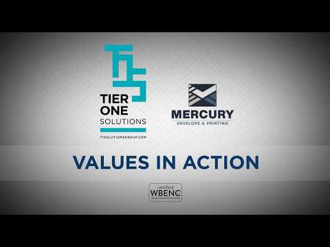 Tier One Solutions Values in Action with Mercury Envelope & Printing ...