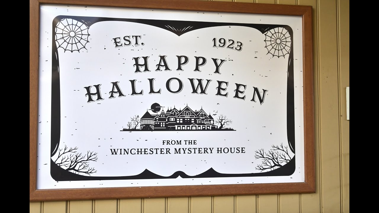 Halloween Winchester House 10-23-2024 - YouTube