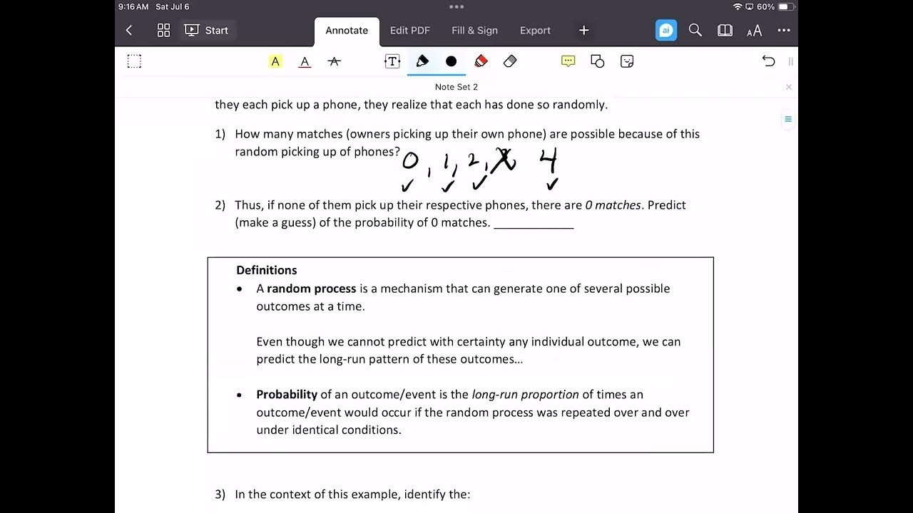 STAT: Intro to probability (pg 11) - YouTube