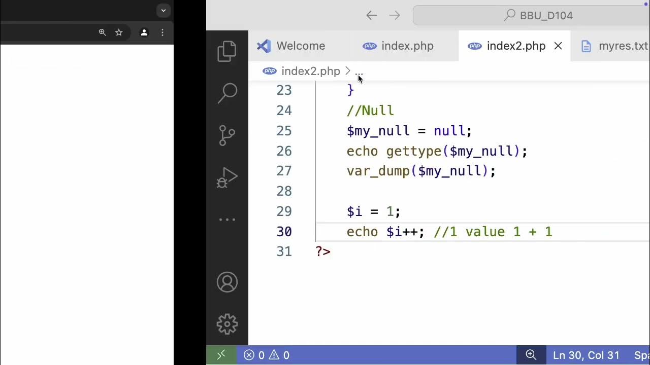 Web Application Development - PHP Operators - YouTube