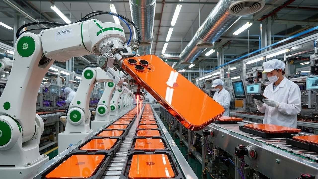 Inside the Apple Factory: Manufacturing the Orange Titanium iPhone ...