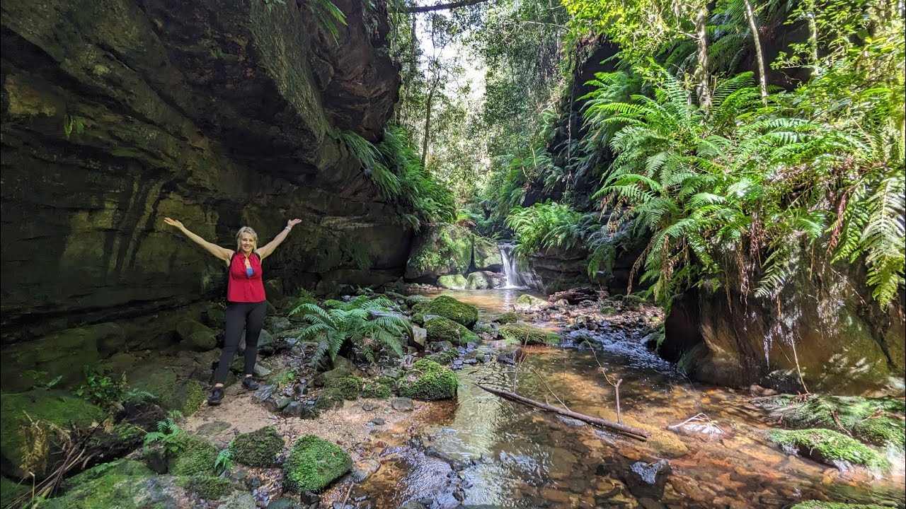 470-Happy Valley Waterfall Creek Canyon Mount Irvine Blue Mountains 24 ...