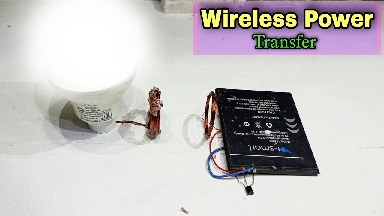 Easy DIY Wireless Power Transfer Device - YouTube