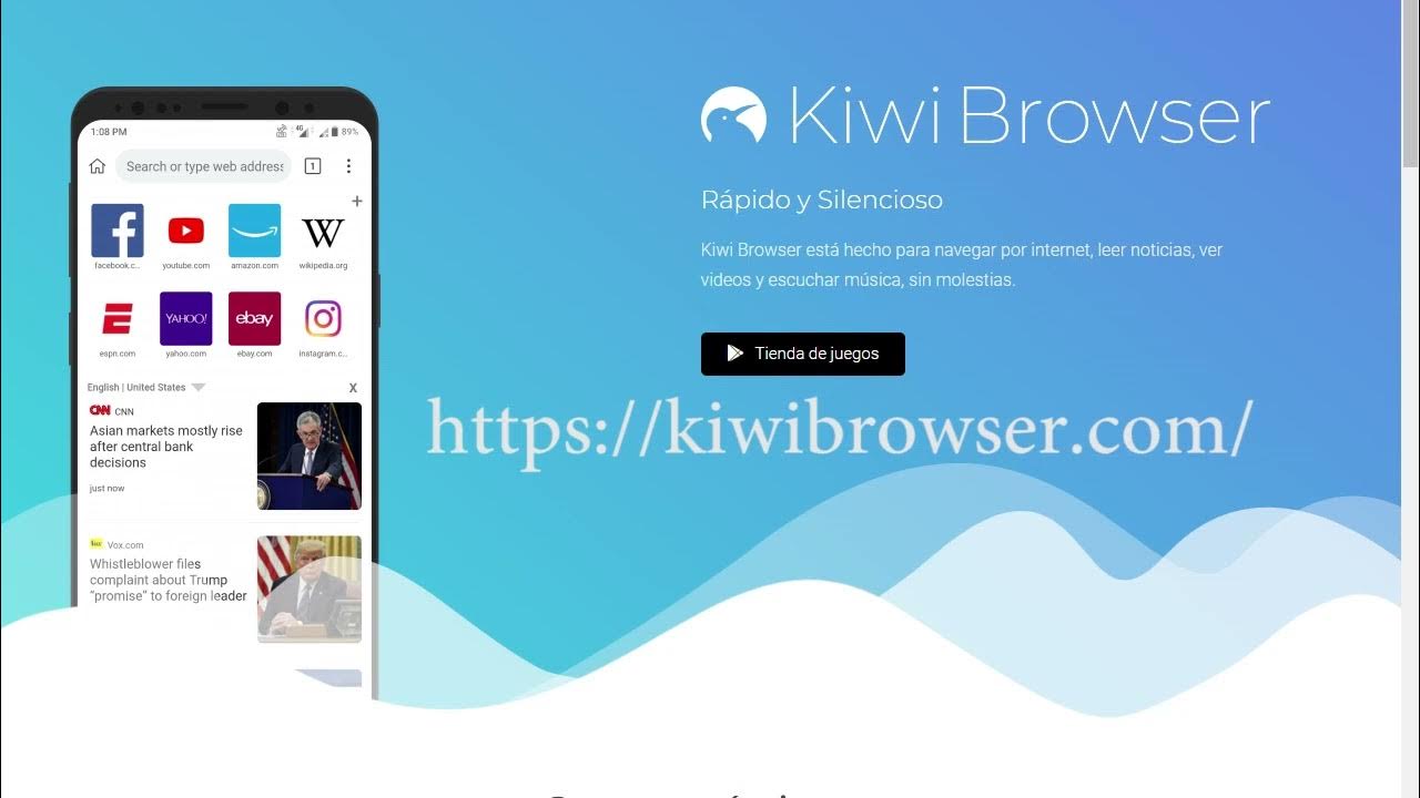 instalar kiwi browser y ublock origin - YouTube