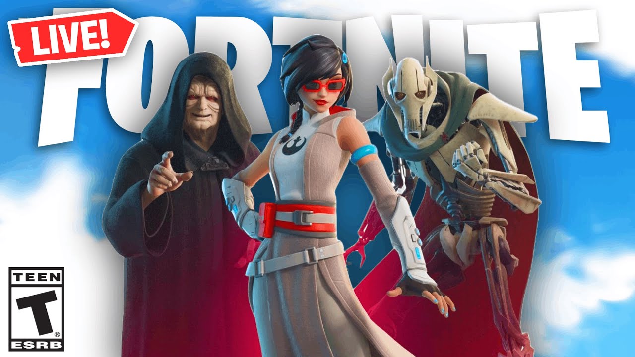 *NEW* FORTNITE STAR WARS UPDATE OUT NOW! (Playing With Viewers) - YouTube