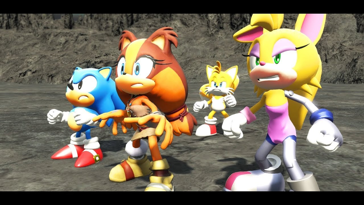 Sonic Forces - [Mod Showcase] Bunnie Rabbot & Sticks The Badger! - YouTube