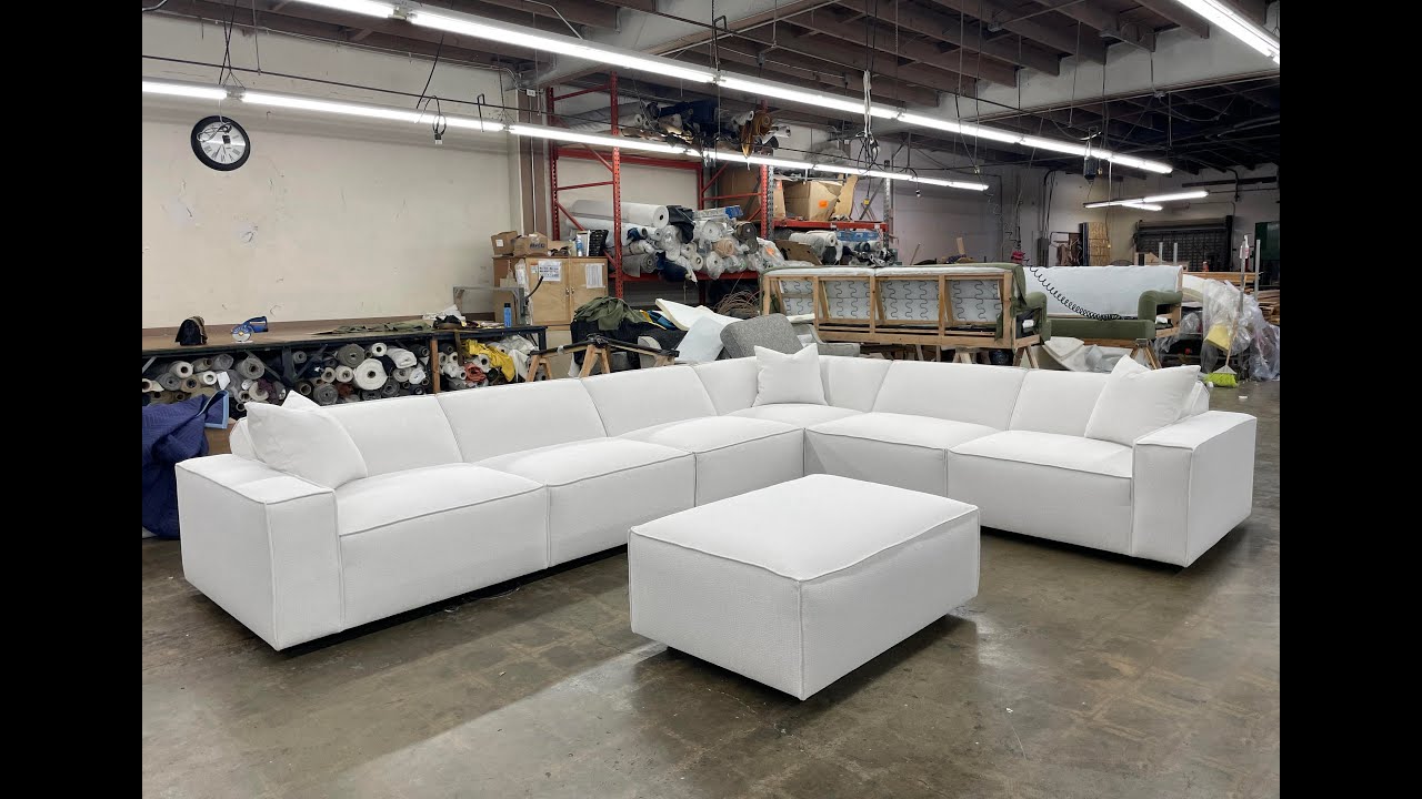 Restoration Hardware Como Modular inspired sectional - YouTube