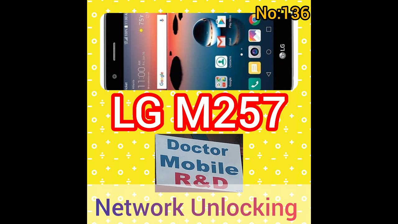LG M257 Network Unlock - YouTube