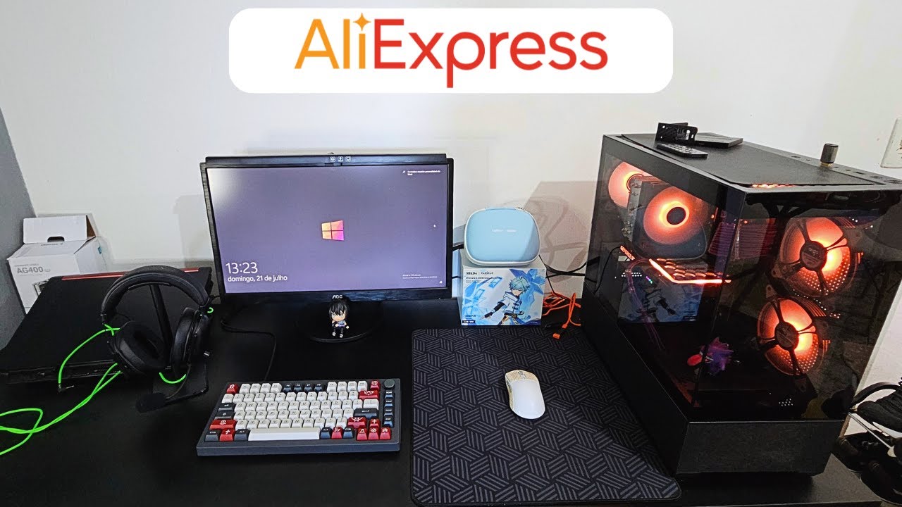 MONTEI UM PC COMPETO PELO ALIEXPRESS ANTES DA TACXAÇÃO DO AMOR! - YouTube