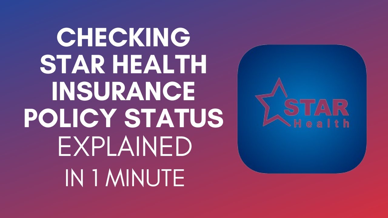 How To Check Star Health Insurance Policy Status? - YouTube