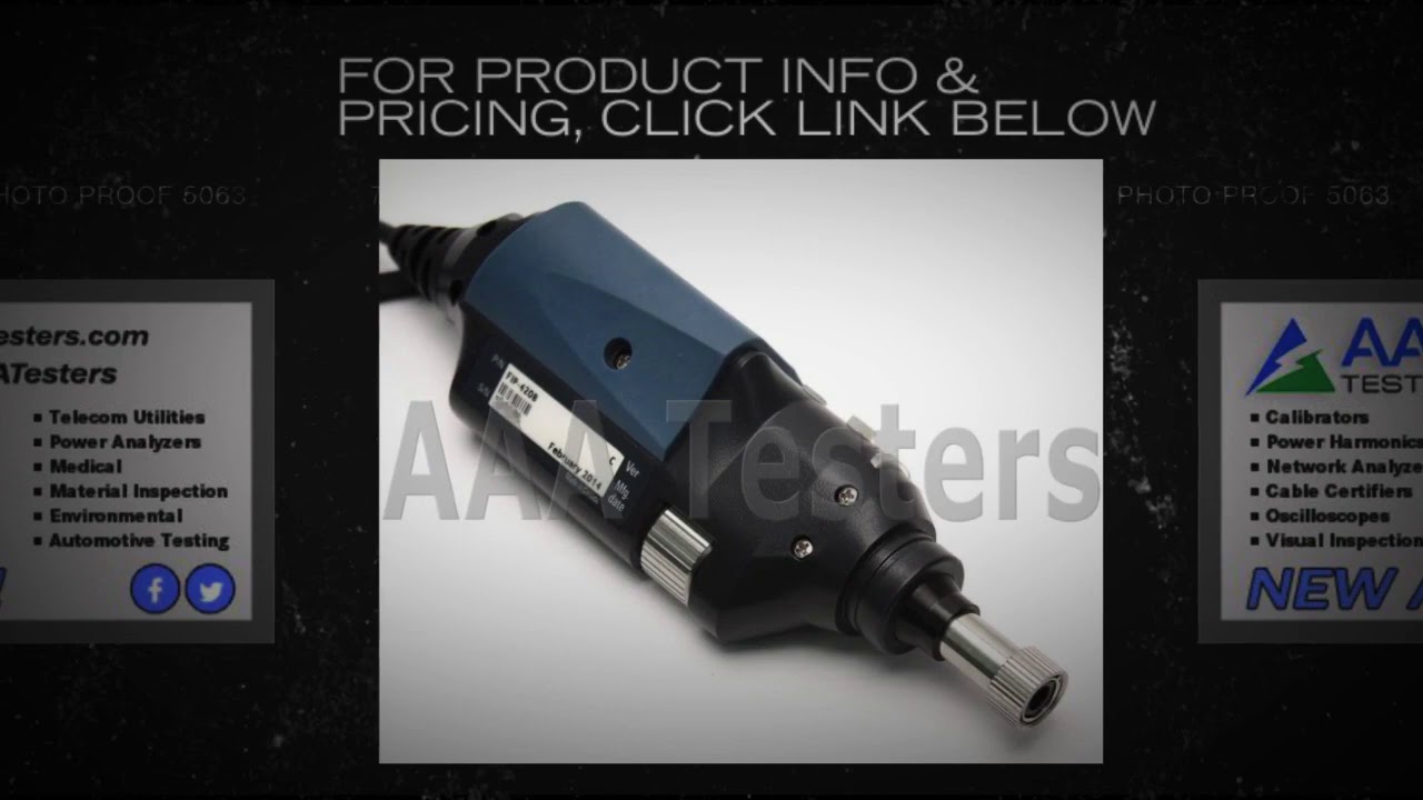 EXFO FIP-420B Fiber Inspection Probe - YouTube