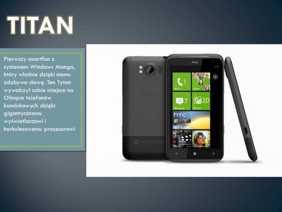 Telefon HTC TITAN - YouTube