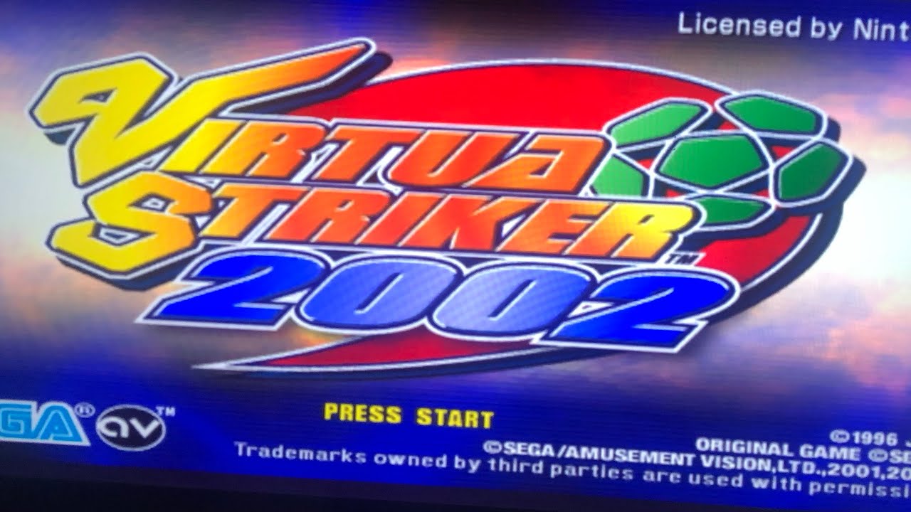 Futebol Virtual Striker 2002 Sega Game Cube - YouTube