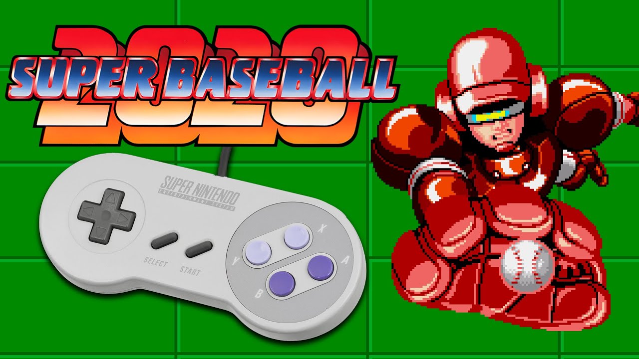 Super Baseball 2020 (SNES) — Robots Playing Baseball! - YouTube