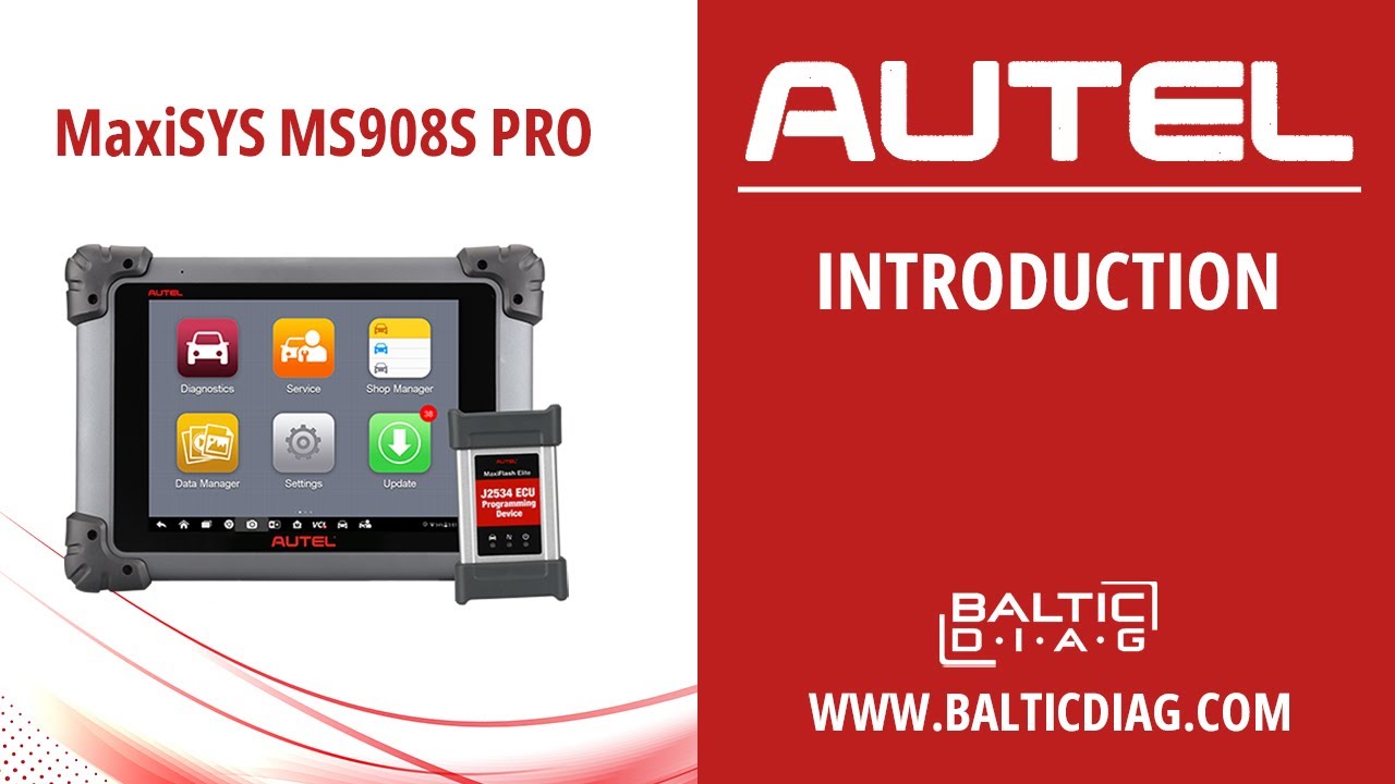 Autel MaxiSYS MS908S PRO | 3 Years FREE Updates | BALTICDIAG - YouTube