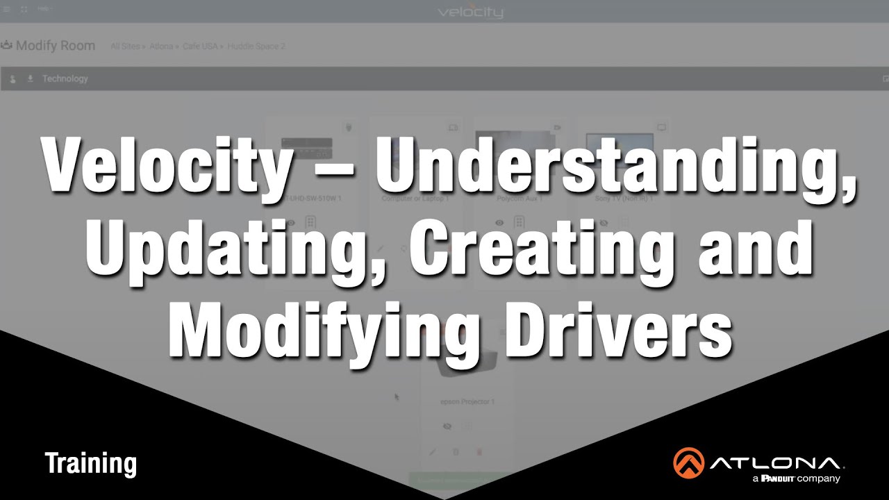Velocity – Understanding, Updating, Creating and Modifying Drivers ...