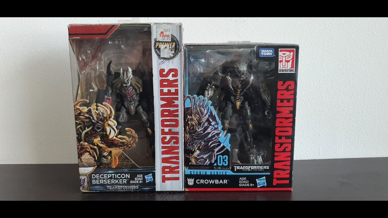 Transformers Studio Series 03 Crowbar (DOTM) Berserker Premier Edition ...