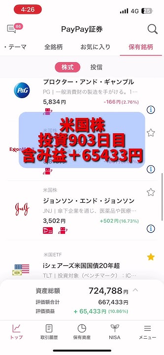 【paypay証券】投資903日目#paypay証券#米国株#投資#nisa - YouTube