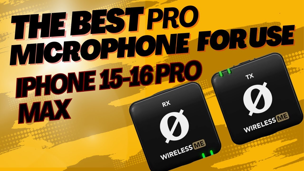How to use Rode Microphone on IPhone 15 or 16 pro max - YouTube