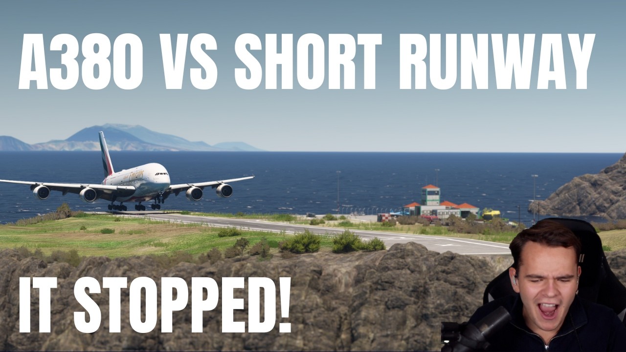 I Landed The Airbus a380 On The World’s Shortest Runway - YouTube