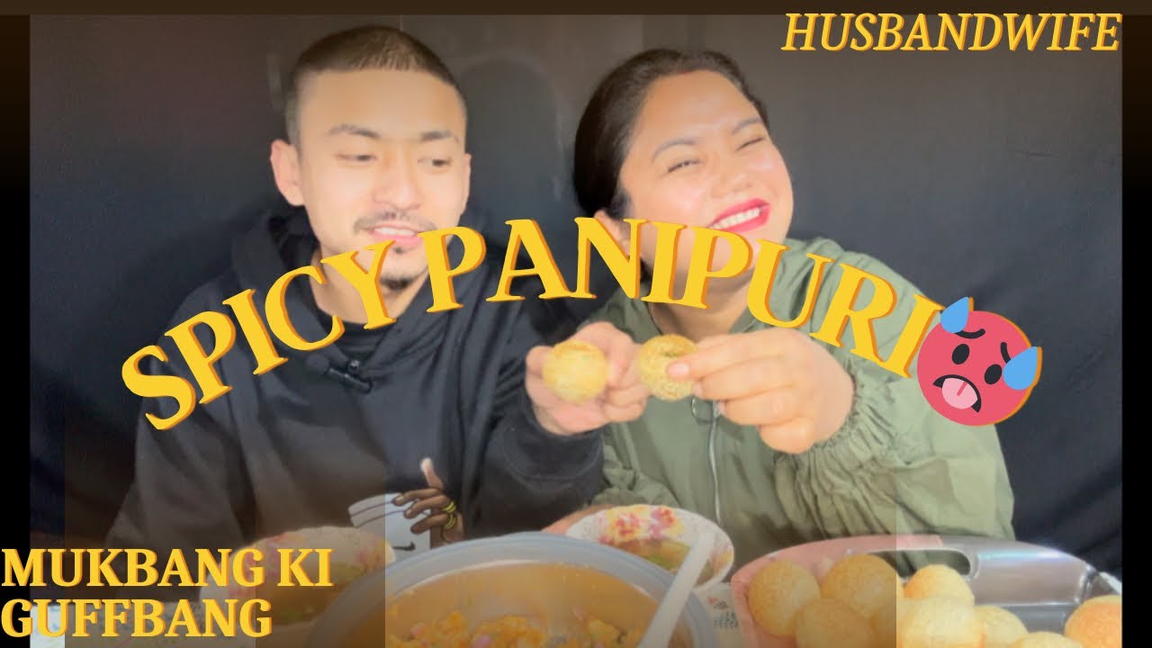 “Extreme Spicy Puchka Challenge – Husband vs Wife Edition!” 🥵 - YouTube
