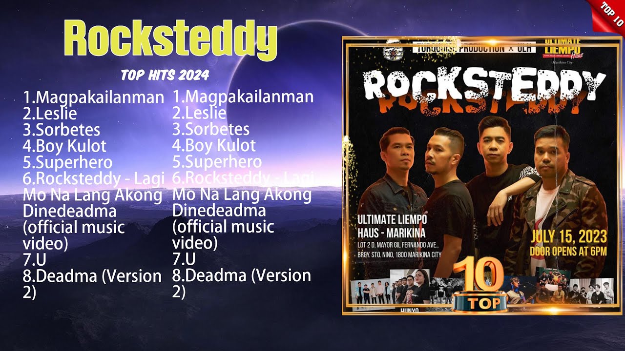 Rocksteddy Greatest Hits Playlist Full Album ~ Top 10 OPM Songs ...
