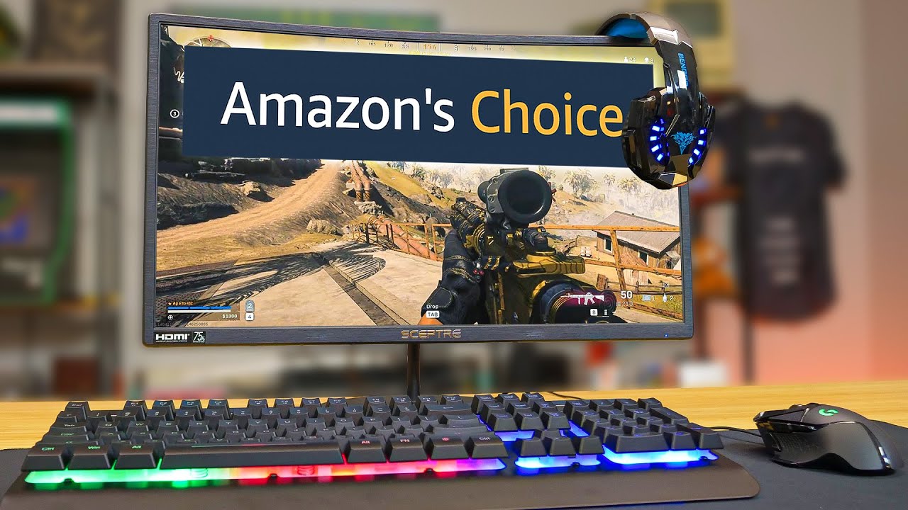We Bought an Amazon Choice Gaming Setup... - YouTube