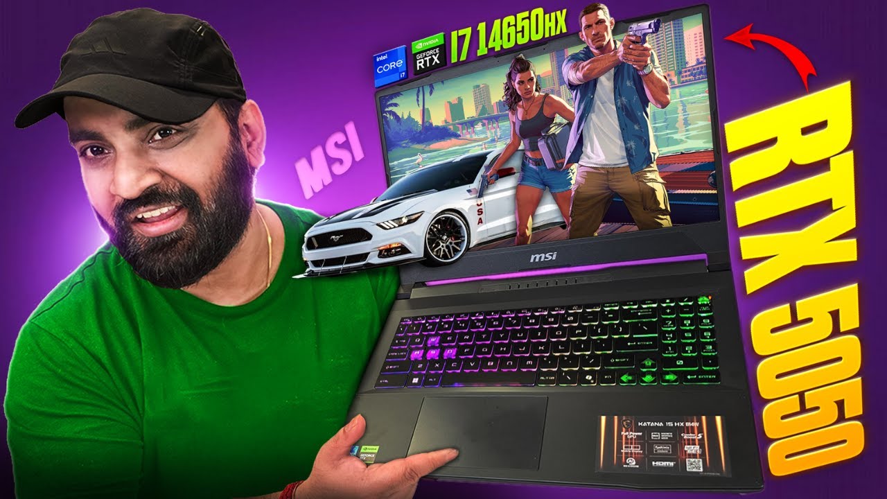 First RTX 5050 Gaming Laptop Review 2025 | MSI i7 14650HX - YouTube