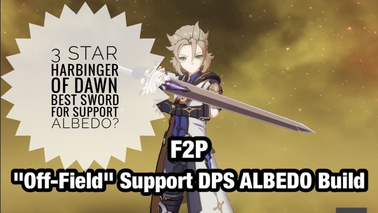 F2P "Off-Field" Support DPS Albedo Build | GENSHIN IMPACT - YouTube