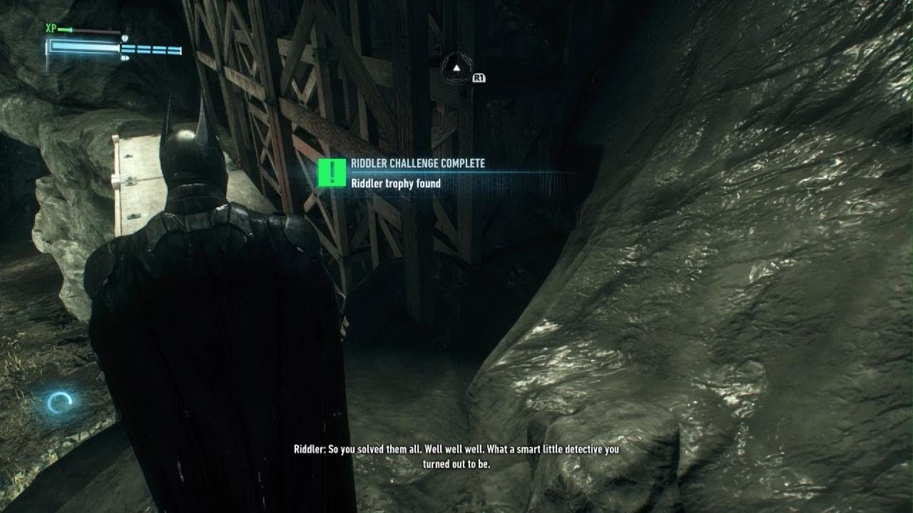 Batman Arkham knight - Solving the last few riddles and making Riddler ...