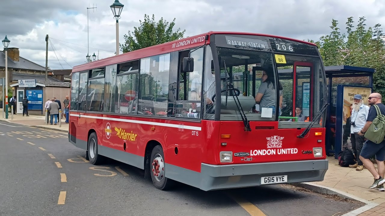 Ride on preserved Dennis Dart Duple Dartline | DT15 (G515 VYE) | Alton ...