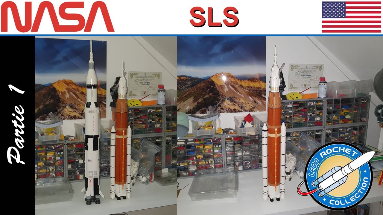 SLS : Space Launch System de la Nasa version NR Partie 1 - 1:110 - Lego ...