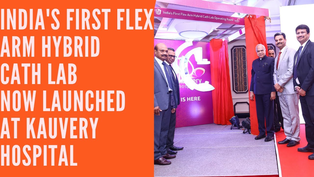India's first flex arm Hybrid Cath lab launched at Kauvery Hospital in ...