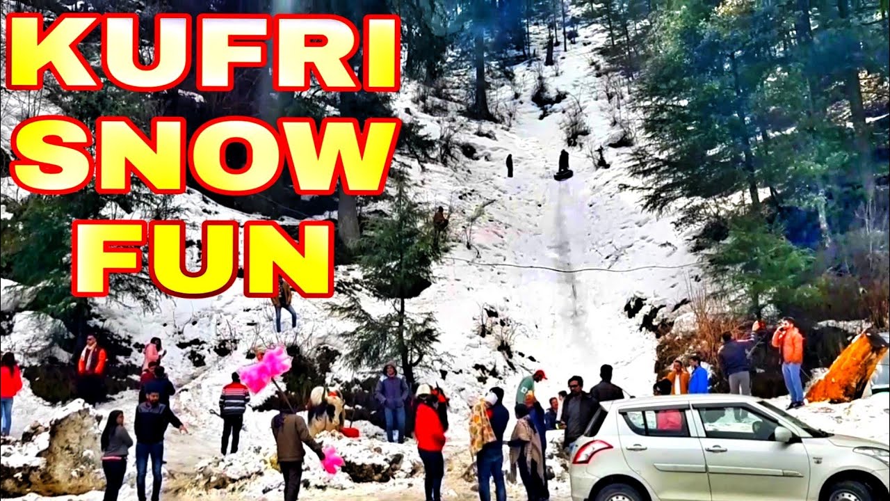 Snow fall at kufri |Snow FUN Drive VLOG| Near SHIMLA 2019 - YouTube