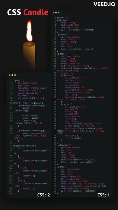Candle In CSS | HTML | Frontend Developement - YouTube