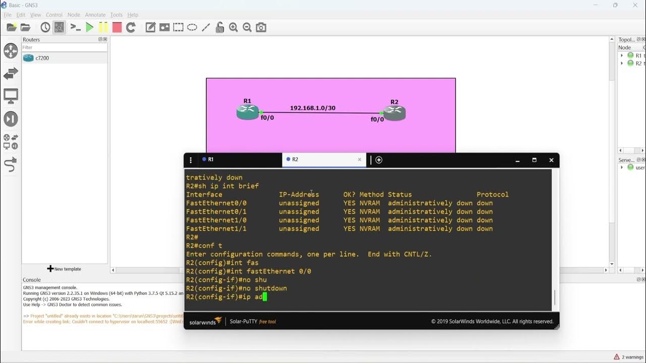 How to Configure IP address on Cisco router | Interface configuration - YouTube